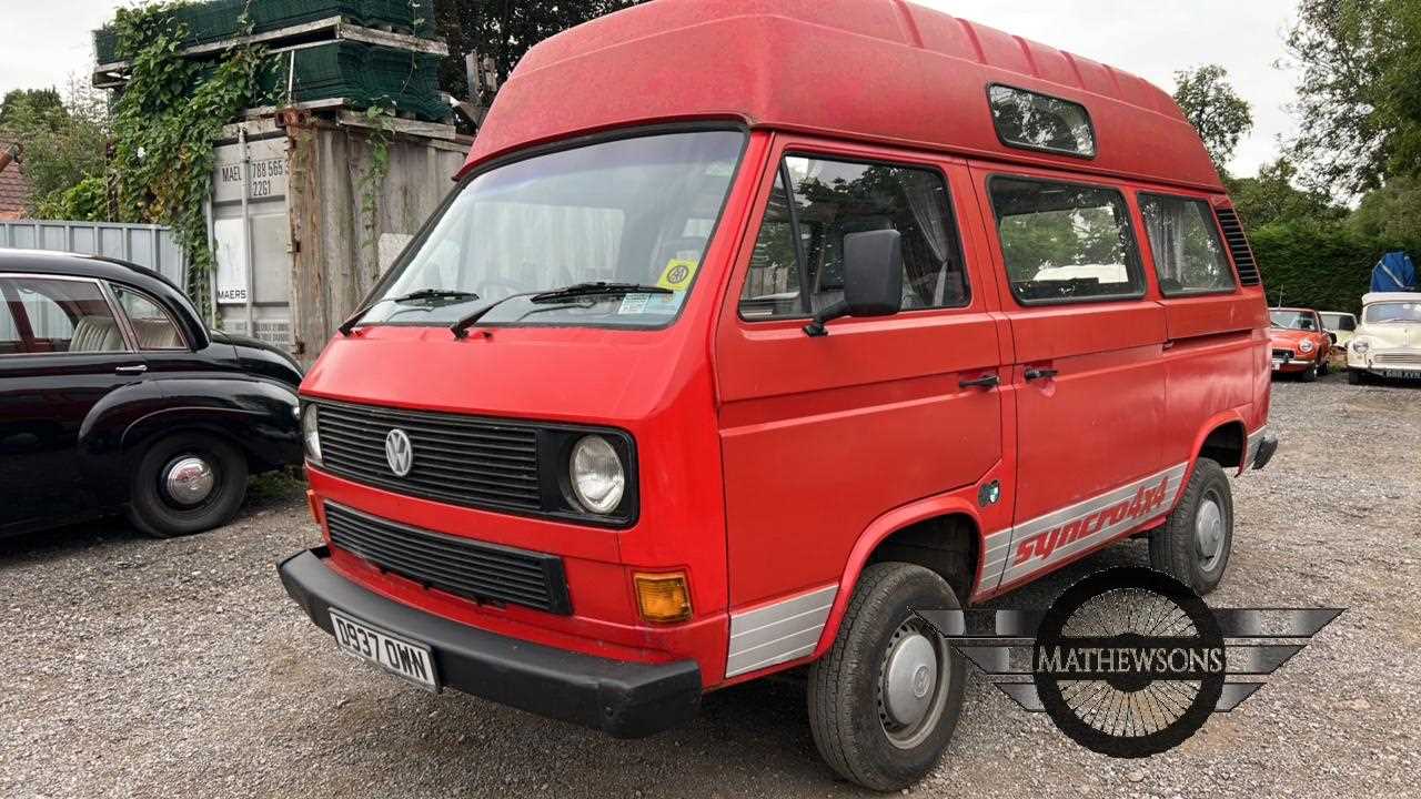 Lot 256 - 1987 VOLKSWAGEN T25 4X4 SYNCRO