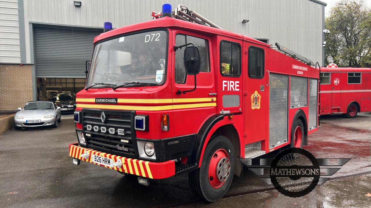 Lot 425 - 1985 DODGE FIRE ENGINE