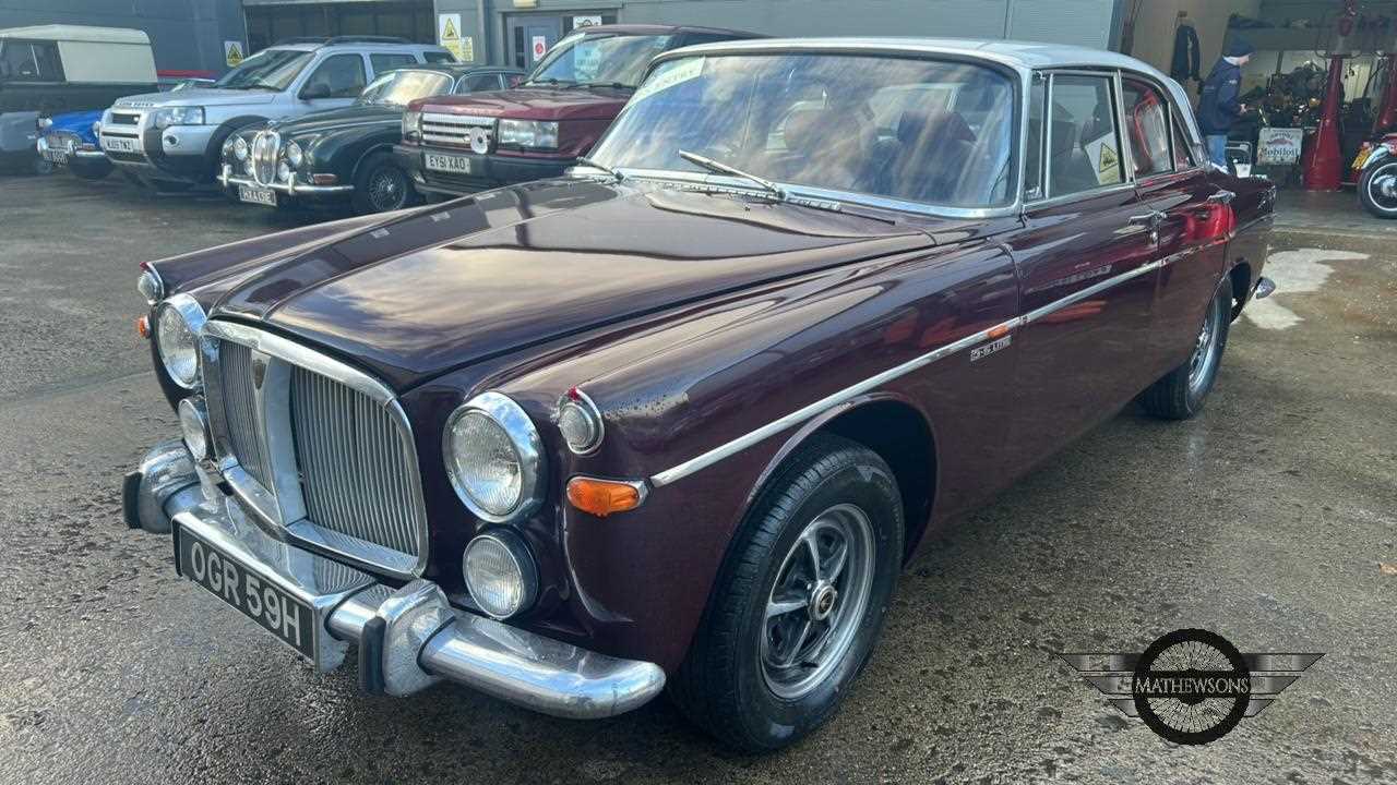 Lot 550 - 1970 ROVER 3.5 LITRE