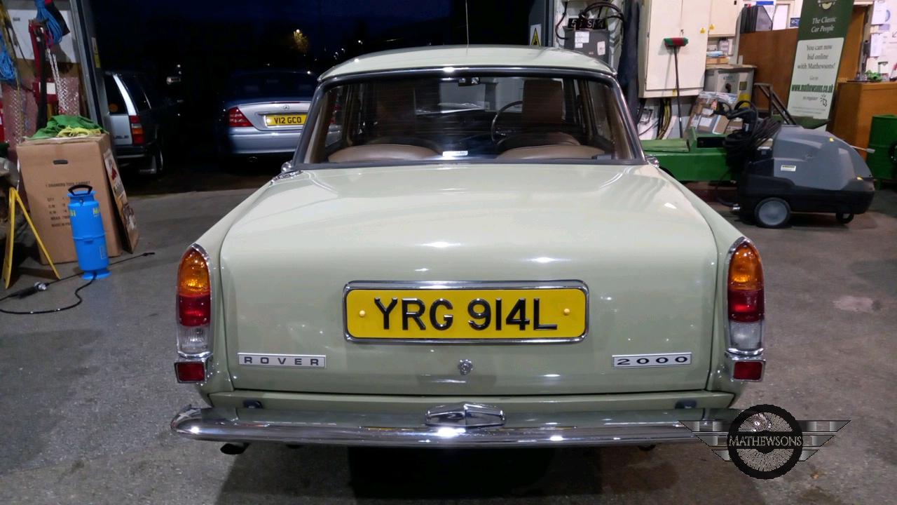 Lot 630 - 1973 ROVER 2000 SC