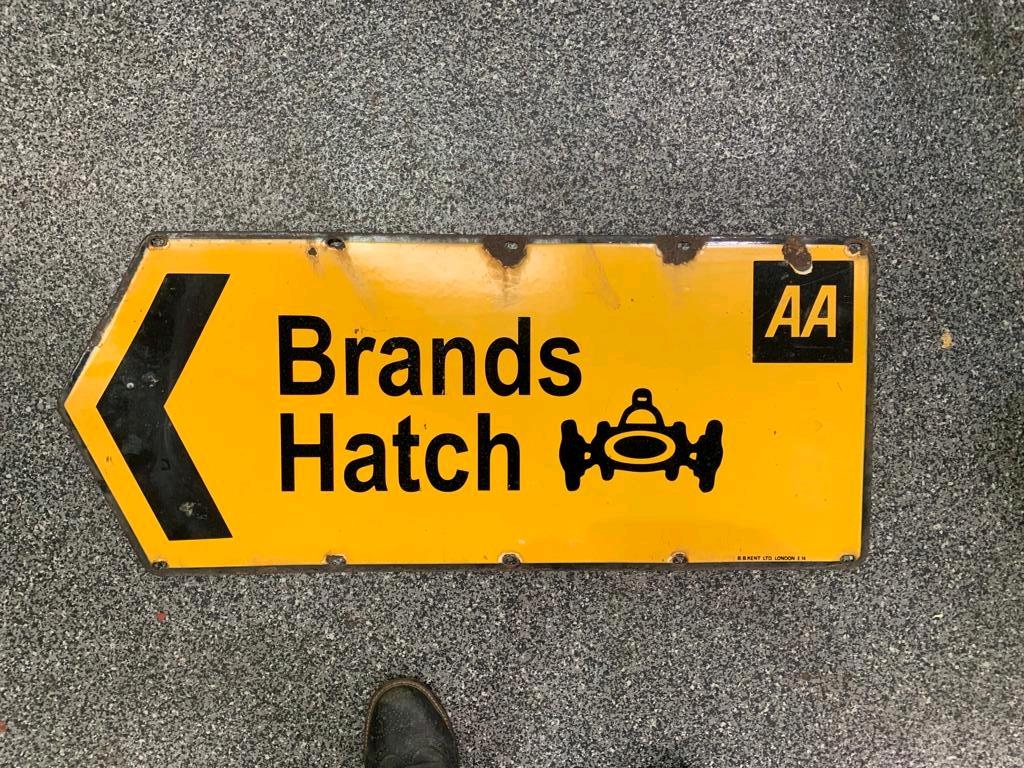 Lot 45 - AA BRANDS HATCH SIGN