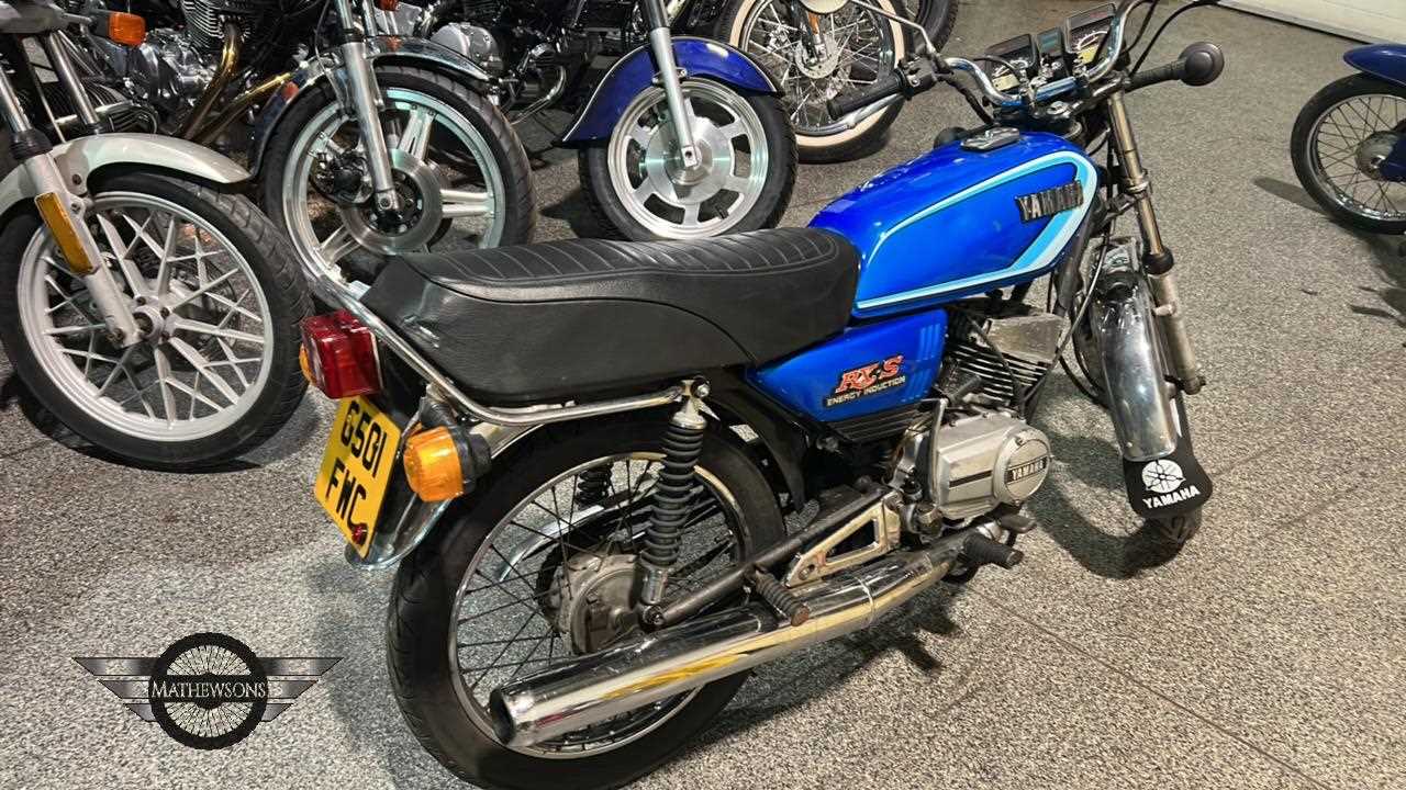 Lot 68 - 1990 YAMAHA RXS100