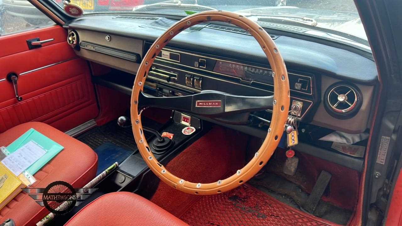 Lot 92 - 1968 HILLMAN HUNTER