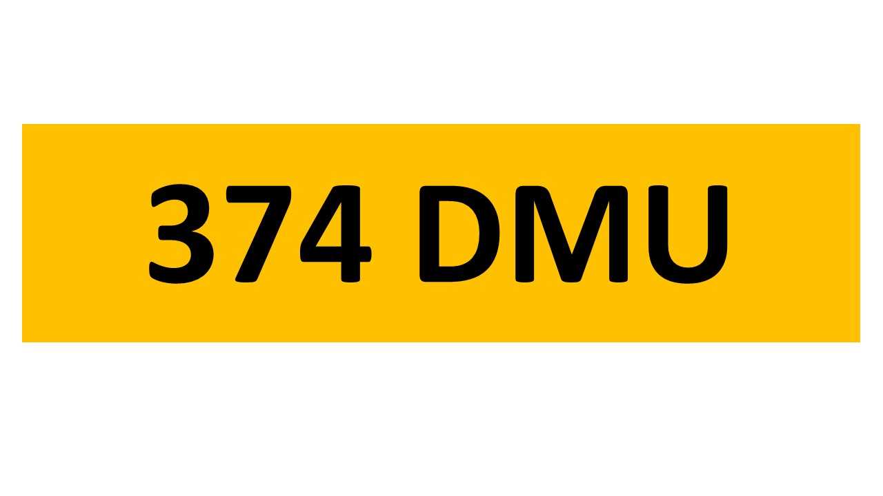 Lot 162 - REGISTRATION ON RETENTION - 374 DMU