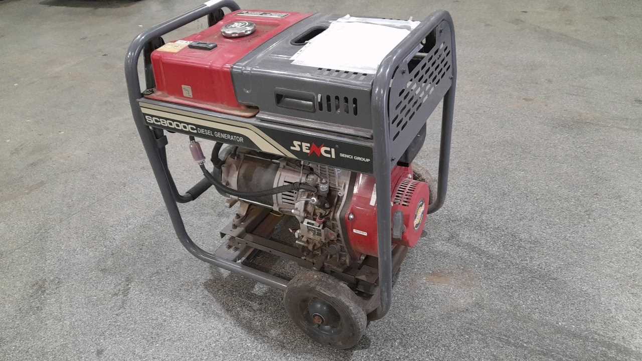 Lot 1 - SENCI DIESEL 6.5 KVA GENERATOR