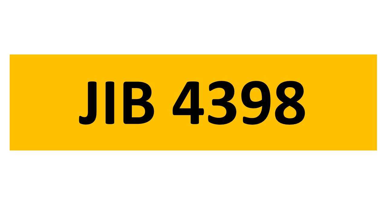 Lot 23 - REGISTRATION ON RETENTION - JIB 4398