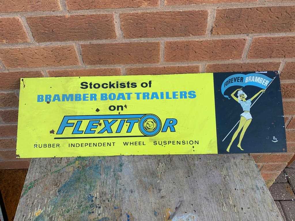 Lot 491 - FLEXITOR TRAILER DOUBLE SIDED SIGN