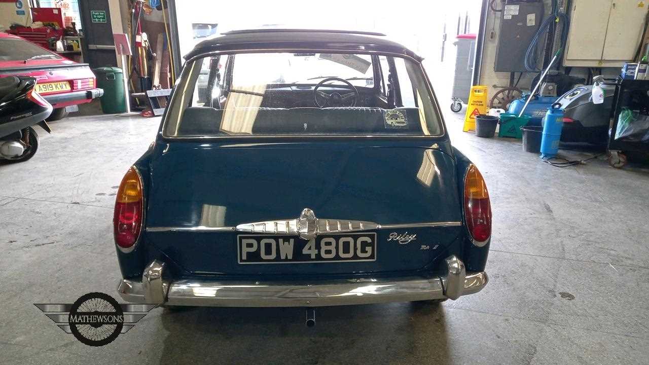 Lot 78 - 1969 RILEY KESTREL 1300