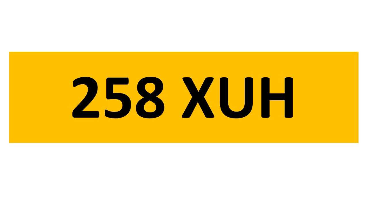 Lot 27 - REGISTRATION ON RETENTION - 258 XUH