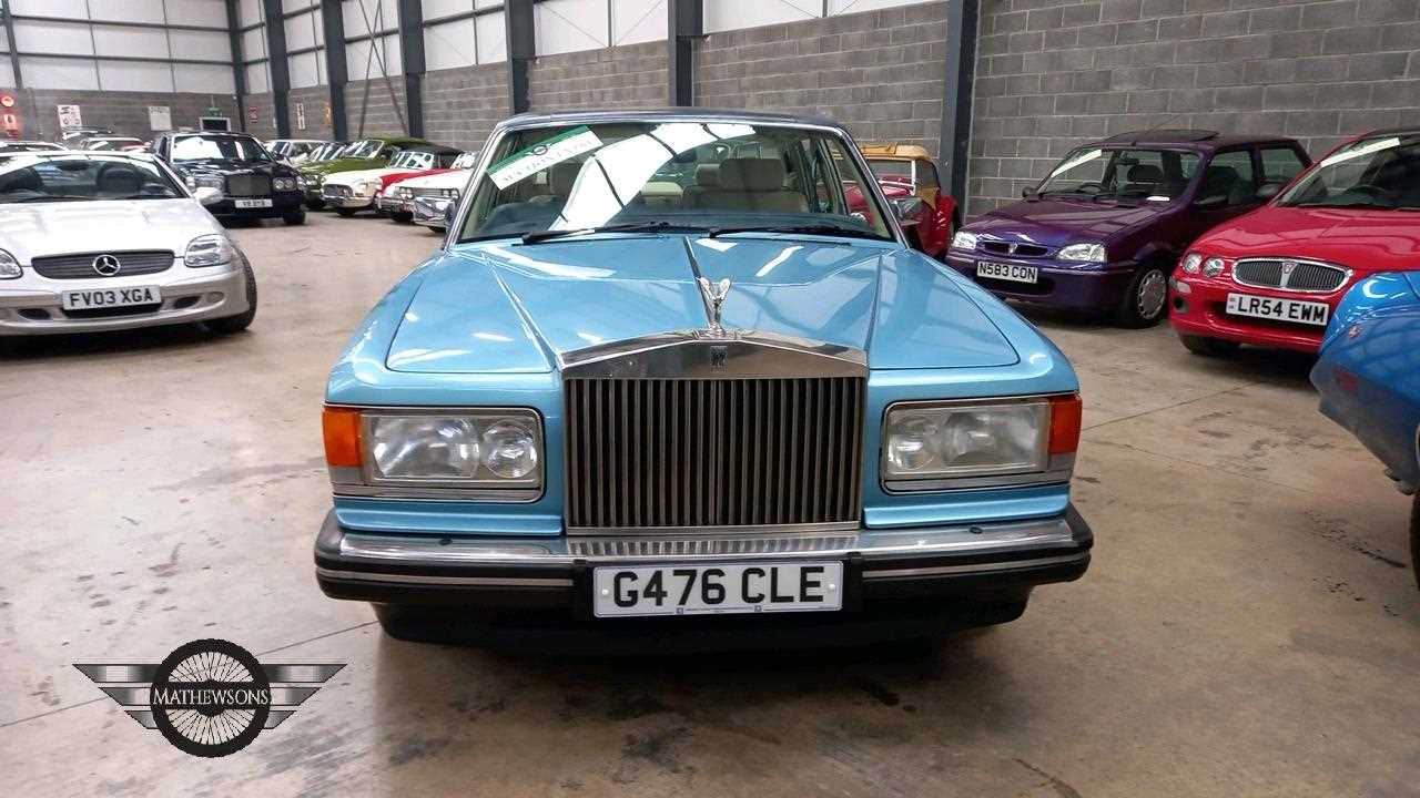 Lot 396 - 1990 ROLLS ROYCE SILVER SPIRIT II AUTO
