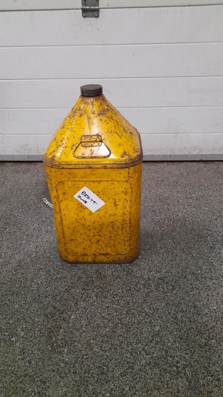 Lot 179 - VINTAGE GOLDEN FILM 5 GALLON OIL DRUM