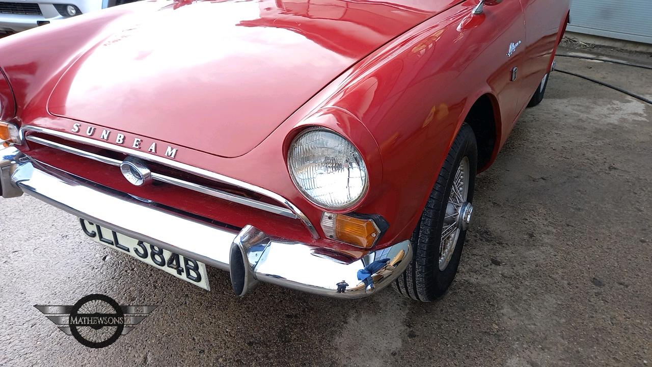 Lot 481 - 1964 SUNBEAM ALPINE