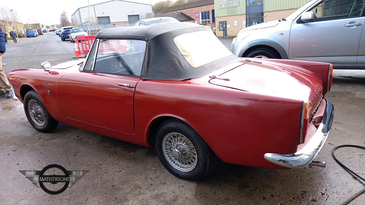 Lot 481 - 1964 SUNBEAM ALPINE