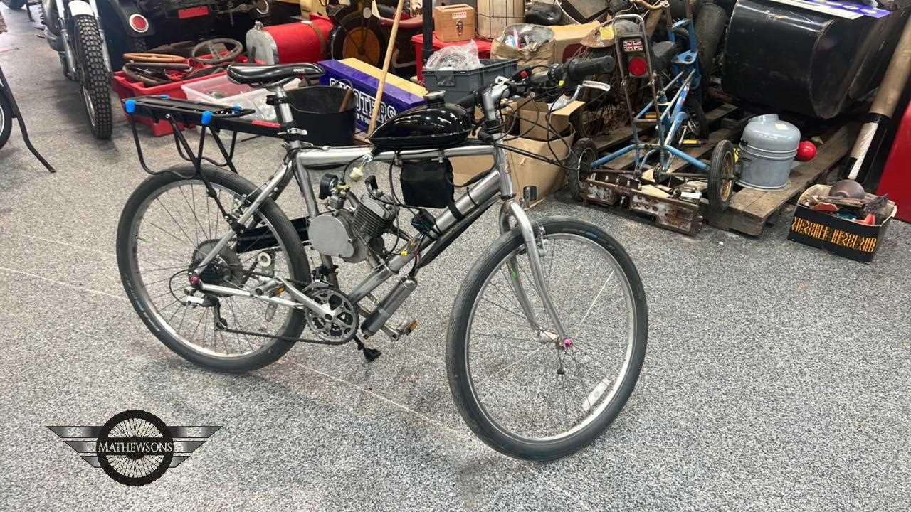 Lot 340 - RALEIGH MOUNTAIN BIKE WITH 2-STROKE ENGINE