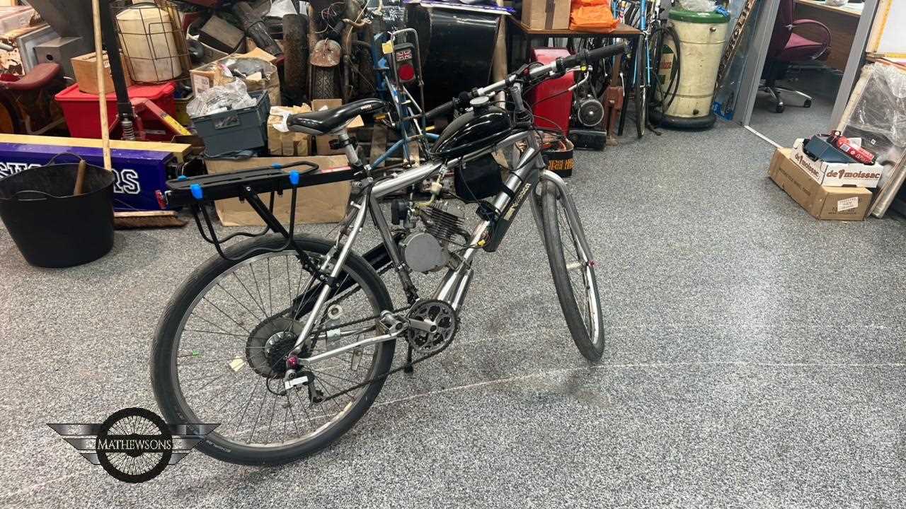 Lot 340 - RALEIGH MOUNTAIN BIKE WITH 2-STROKE ENGINE