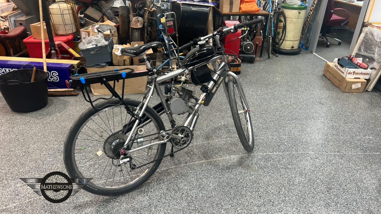 Lot 340 - RALEIGH MOUNTAIN BIKE WITH 2-STROKE ENGINE