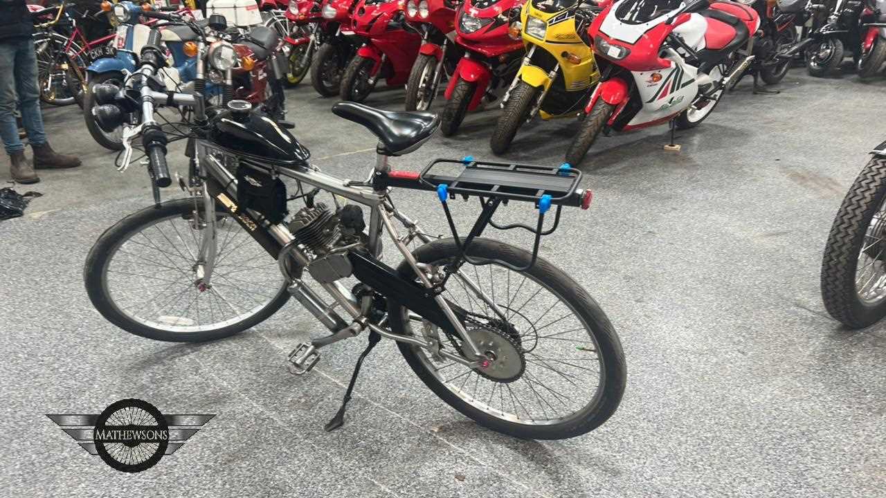 Lot 340 - RALEIGH MOUNTAIN BIKE WITH 2-STROKE ENGINE