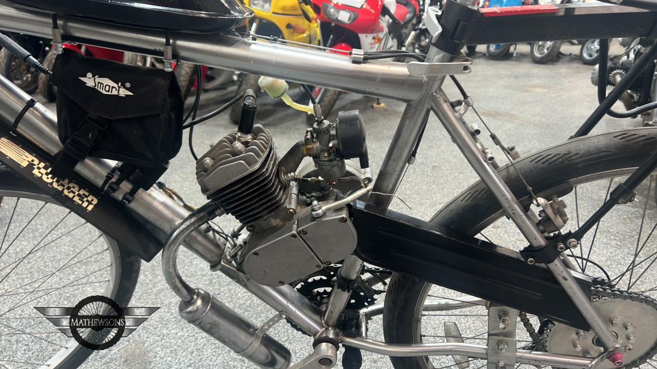 Lot 340 - RALEIGH MOUNTAIN BIKE WITH 2-STROKE ENGINE