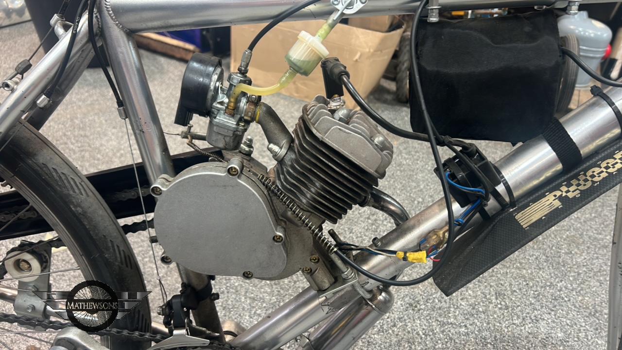 Lot 340 - RALEIGH MOUNTAIN BIKE WITH 2-STROKE ENGINE