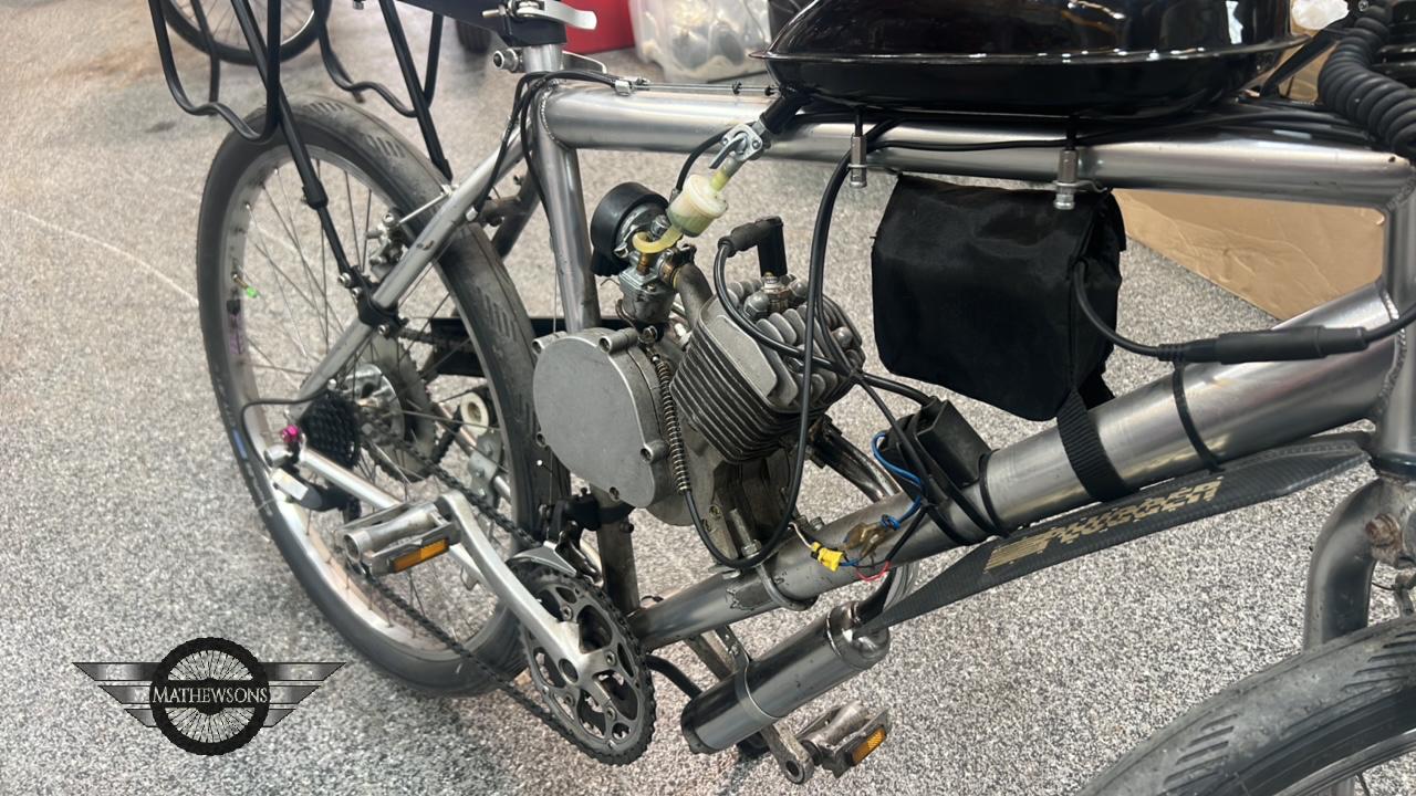 Lot 340 - RALEIGH MOUNTAIN BIKE WITH 2-STROKE ENGINE