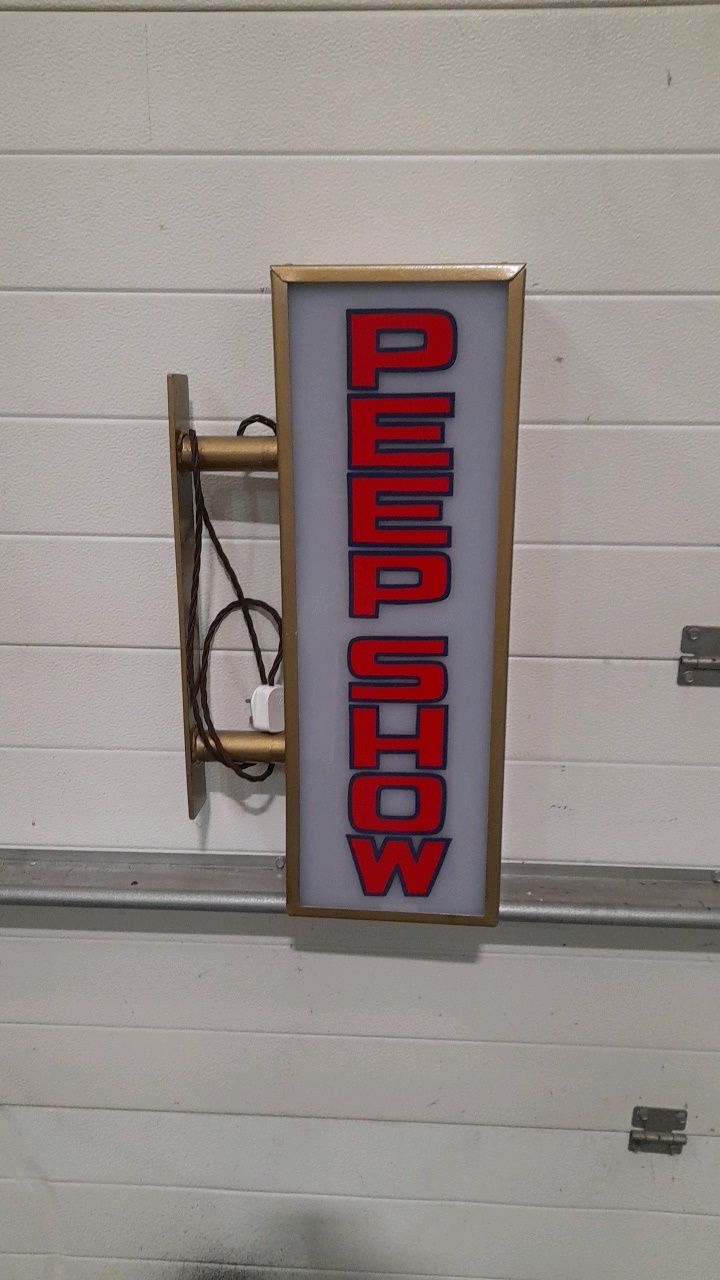 Lot 71 - PEEP SHOW DOUBLE SIDED LIGHT BOX