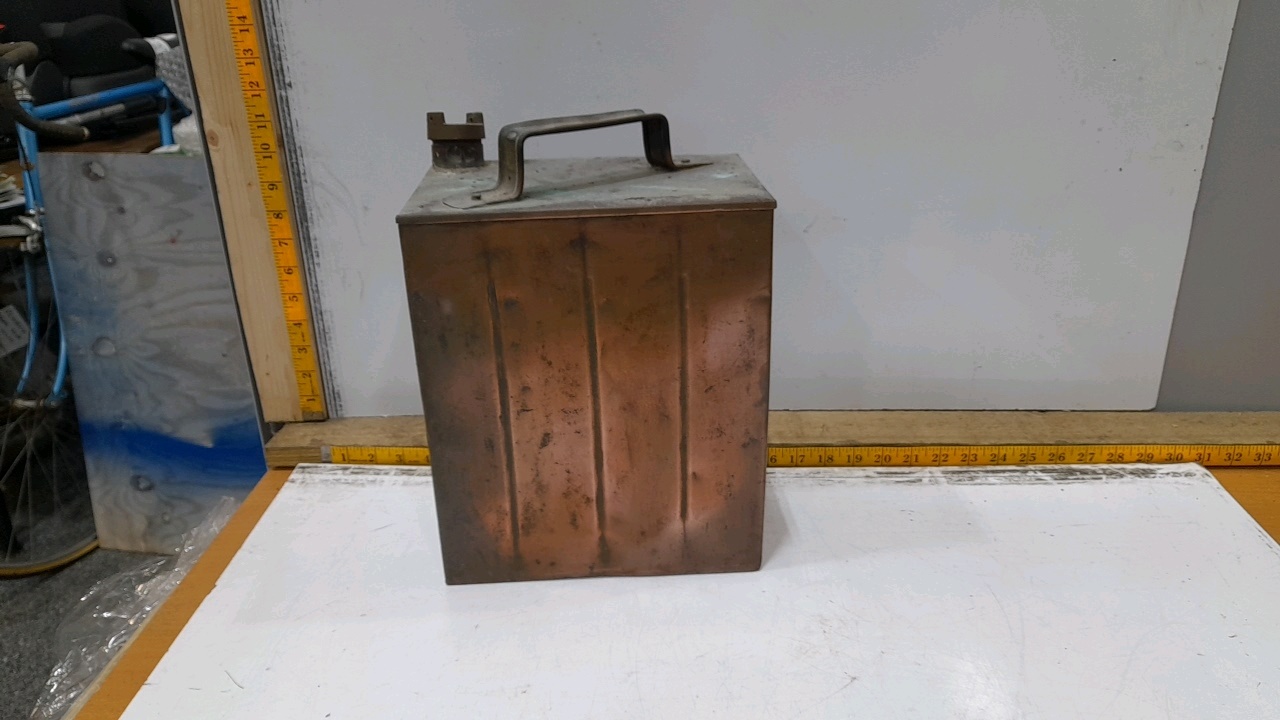 Lot 77 - COPPER SHELL PETROL CAN